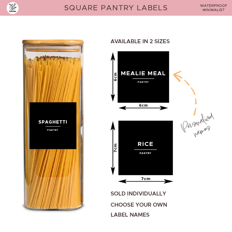 Pantry Label Stickers – The Little Things