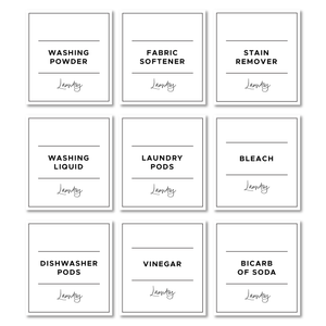 Premade Laundry Labels – The Little Things